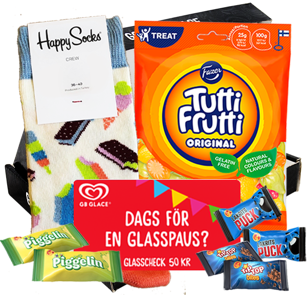 Skicka godis som present till den du gillar med Godisboxen!