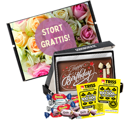 Skicka godis som present till den du gillar med Godisboxen!