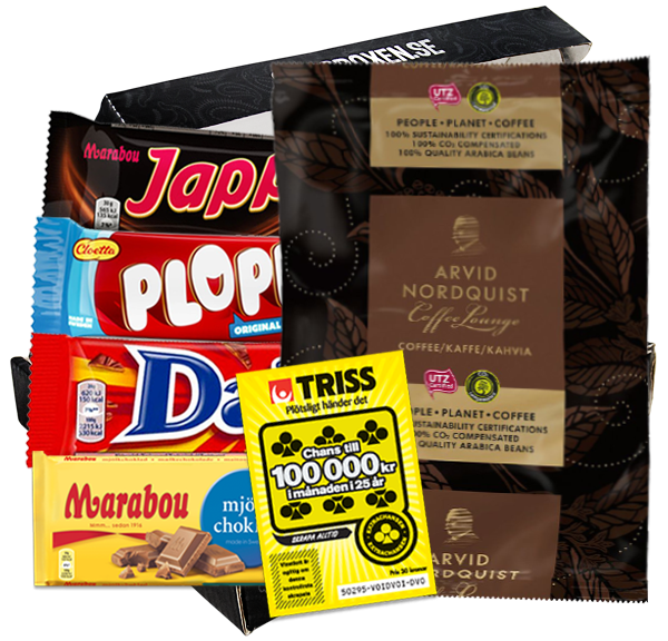 Skicka godis som present till den du gillar med Godisboxen!