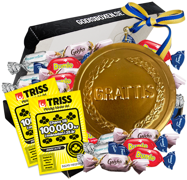Skicka godis som present till den du gillar med Godisboxen!