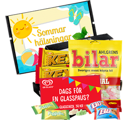 Skicka godis som present till den du gillar med Godisboxen!